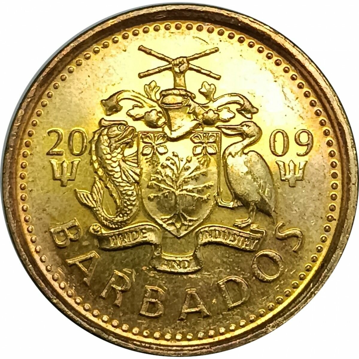 5 центов 2009 Барбадос из оборота