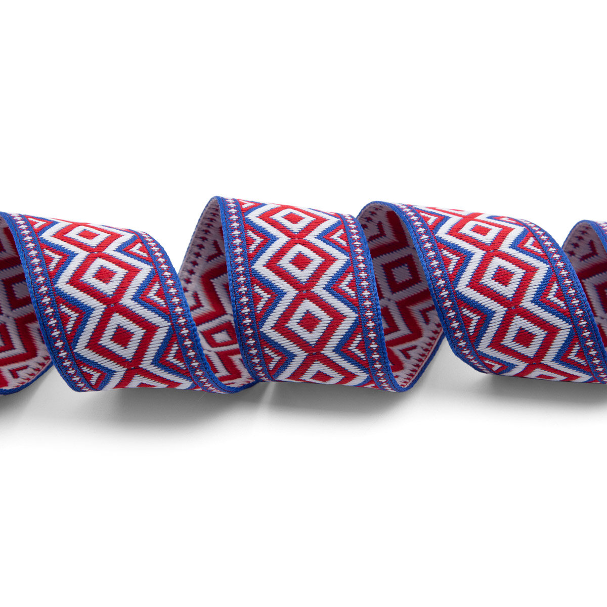 С1853Г17 Лента жаккардовая, рисунок 9496, 32мм*25м (6 синий)