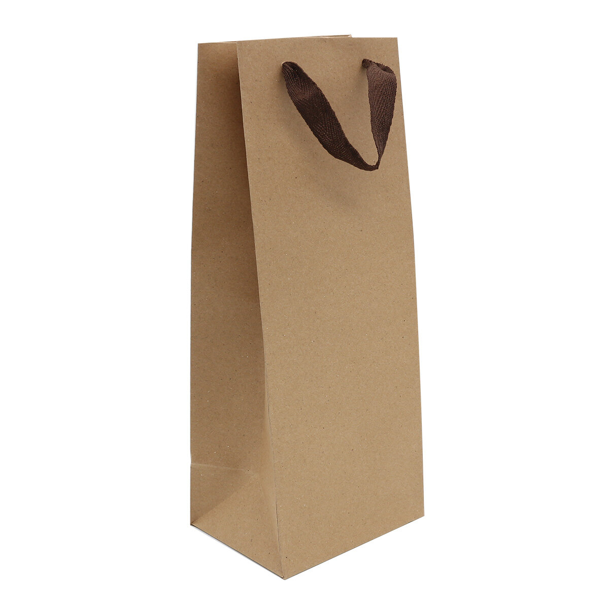 Пакет для бутылки подарочный крафт Айрис L143, 14*35*11 см, 20 шт