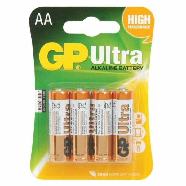 Батарейка GP Ultra Alkaline AA (4шт)