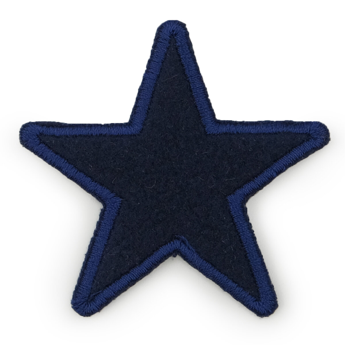 016Ф Термоаппликация 'Звезда', 60*59мм, упак/10 шт (синий)