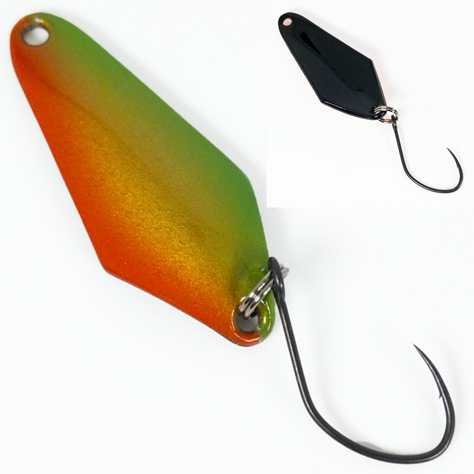 Блесна колебалка Зябликов Ромбик 3.2cм. 2.3гр fluo