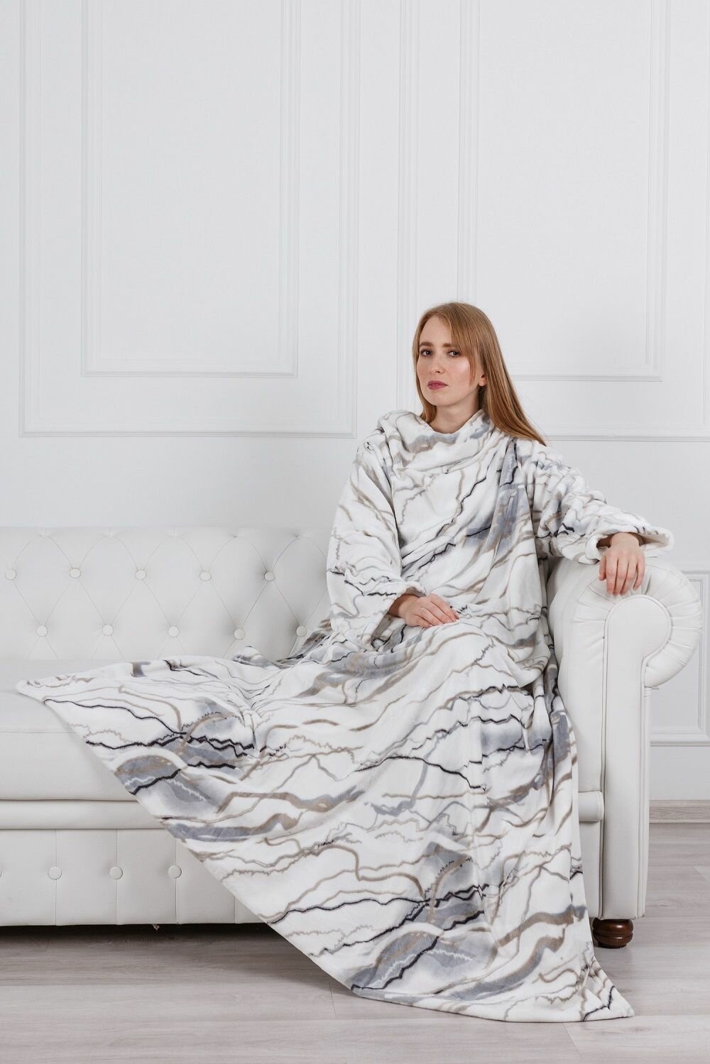 Плед с рукавами