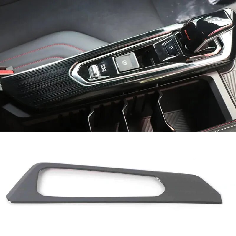 Автомобильная центральная консоль, коробка передач, подлокотник, защитная крышка для нового Geely Coolray 2023-2024, аксессуары для модификации интерьера Gear gear Black