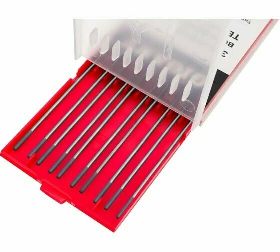 Вольфрамовые электроды для tig сварки WC-20-175 1.6 мм серый AC/DC упаковка 10 шт Gigant ТE-WC-X-1,6