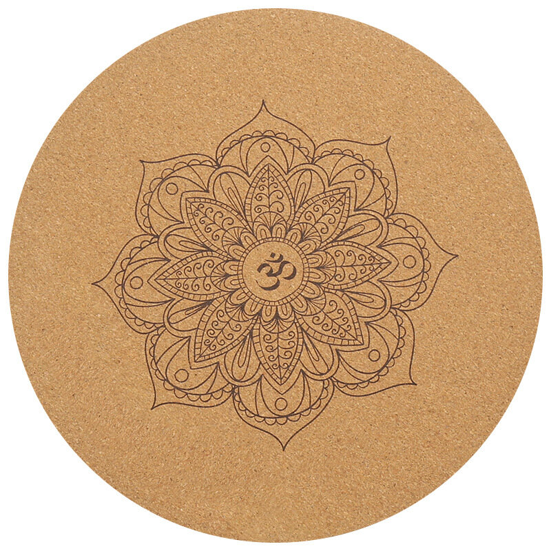 Скакалка Nagudi для йоги, медитации, фитнеса, резиновая, нескользящая, бесшумная, утолщенная, расширенная, круглая, коврик для медитации и йоги