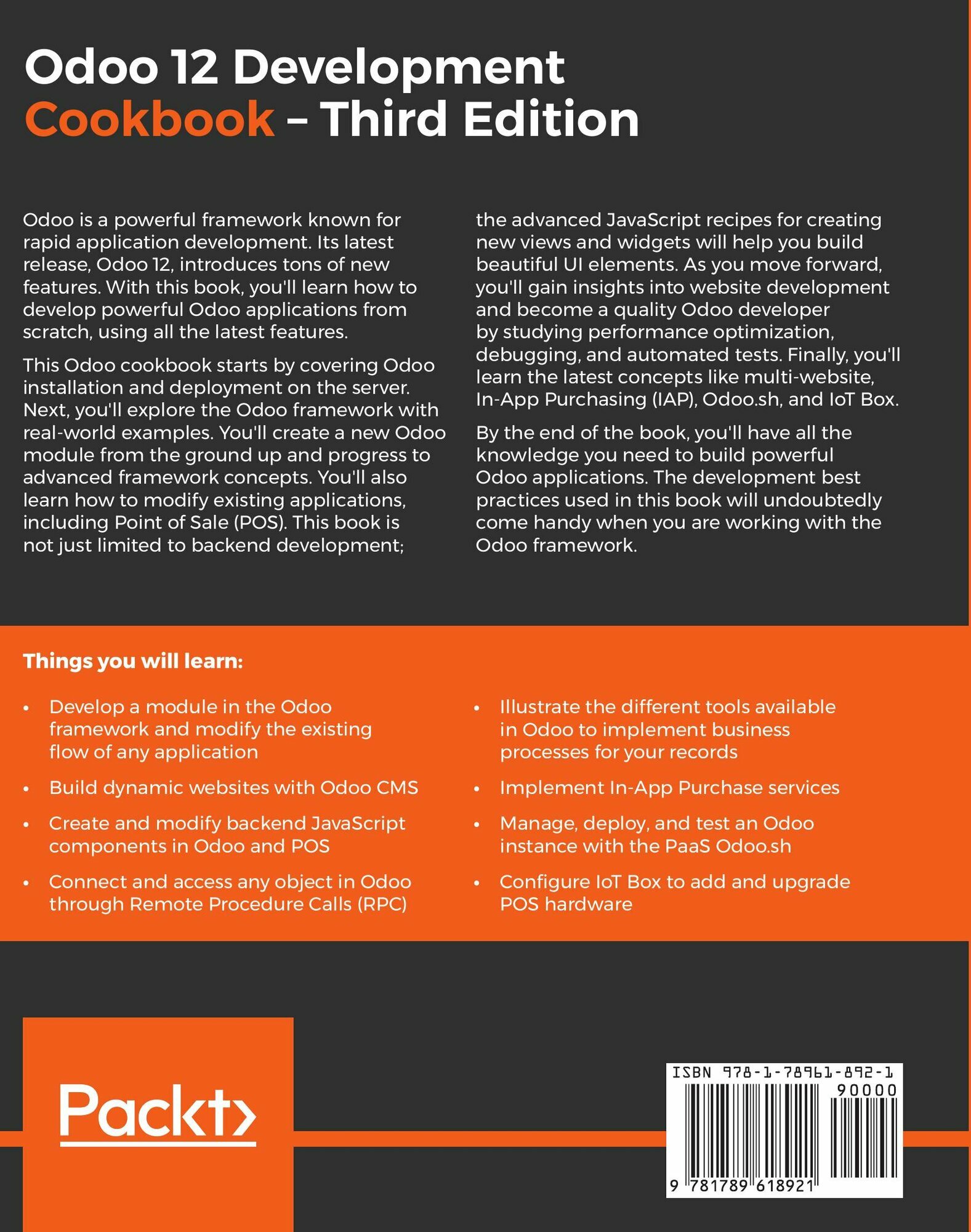 Odoo 12 Development Cookbook — фото 1