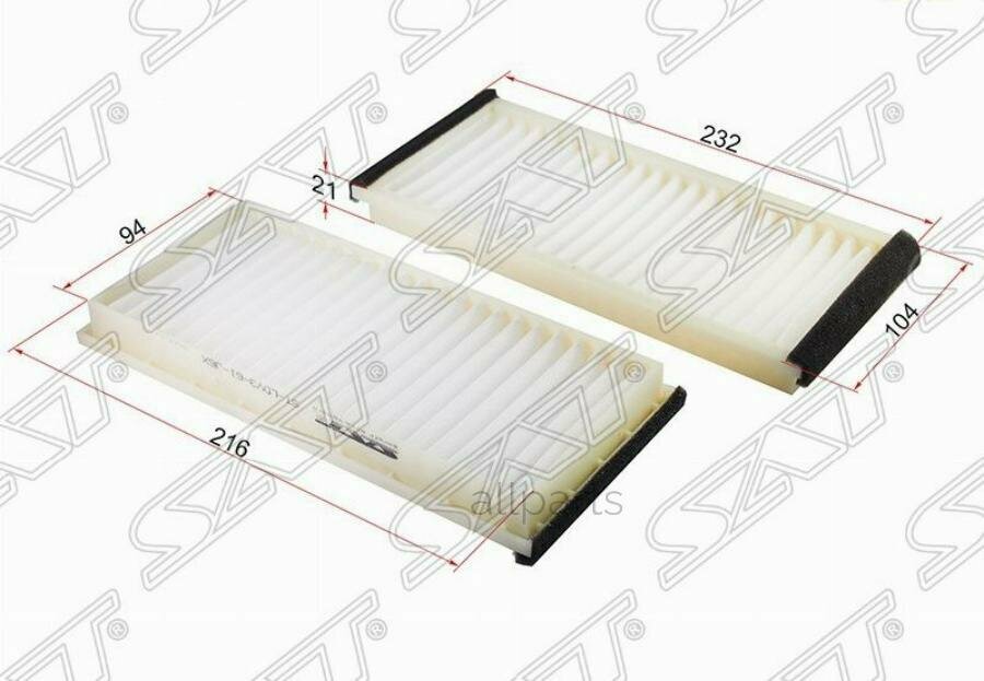 SAT ST-LDY3-61-J6X Фильтр салонный Mazda MPV 95-06 / RX-8 03-09