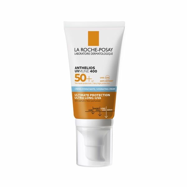 Крем солнцезащитный для лица увлажняющий SPF50+/PPD30 Anthelios UVMune 400 La Roche Posay/Ля рош позе туба 50мл