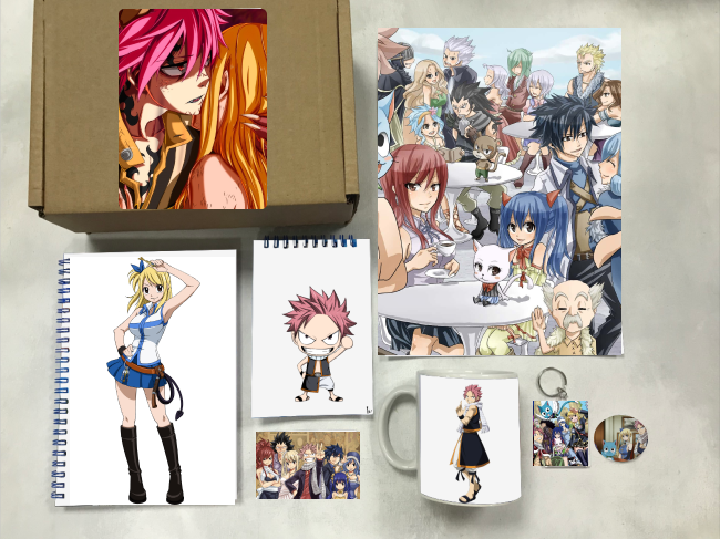 Бокс Хвост Феи, Fairy Tail №9, товары с вашими картинками