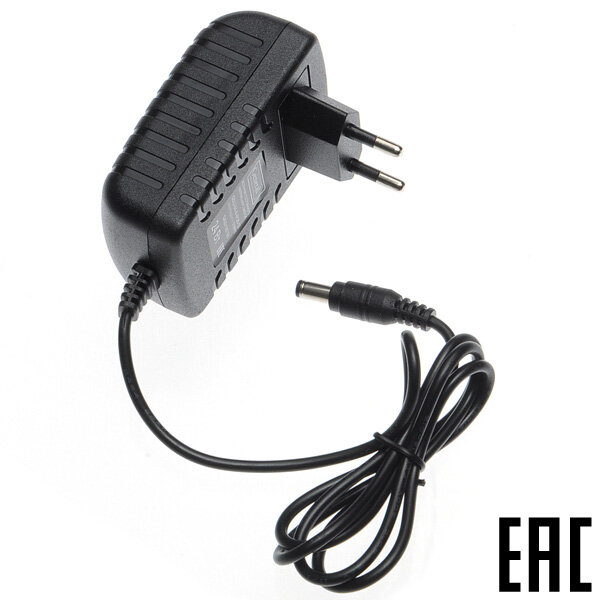 Блок питания с вилкой к светодиодной ленте General 220В/12В постоянного тока 24Вт 510002 GDLI-24-A-IP20-12 (2 шт. в комплекте)