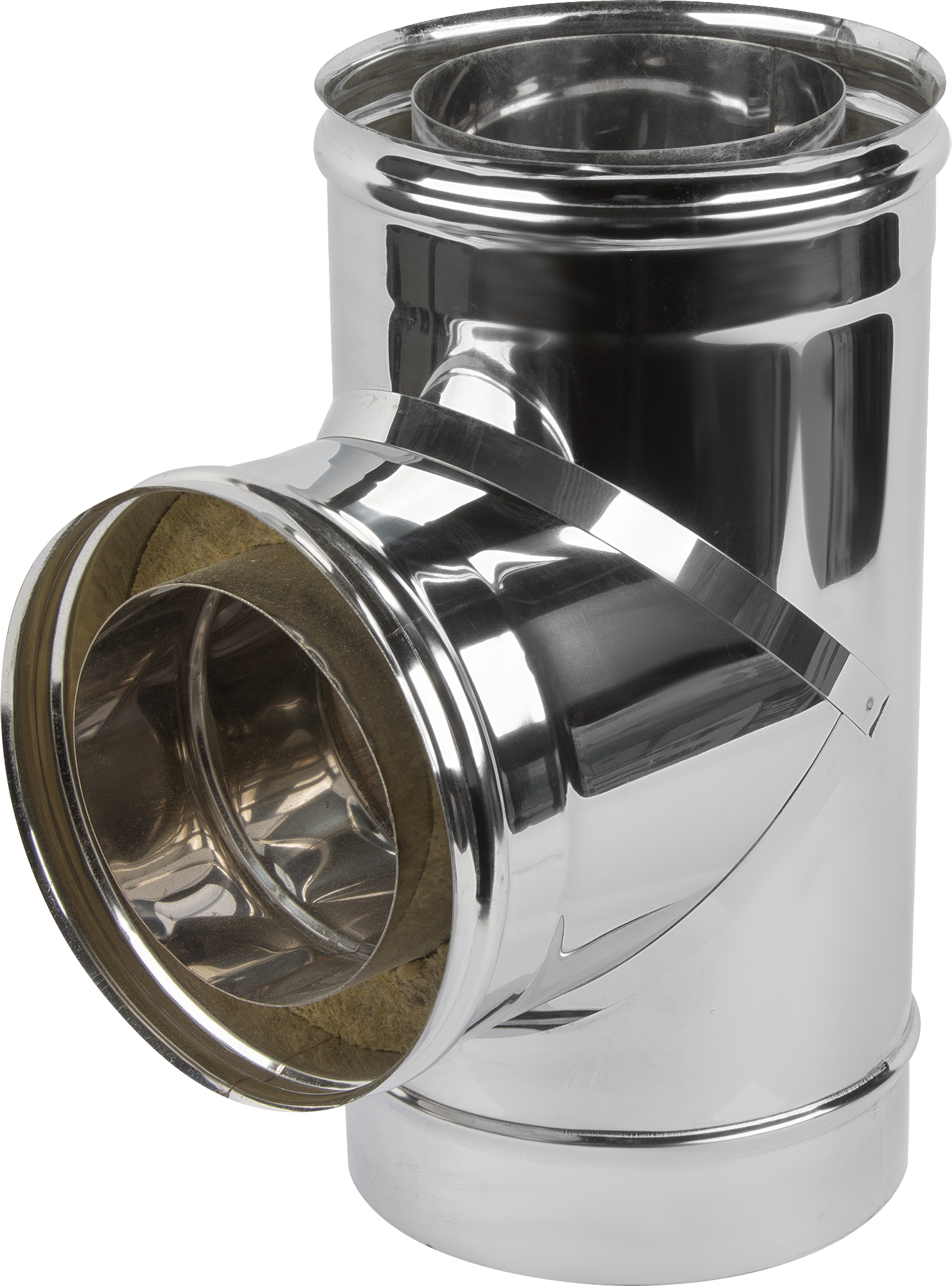 Сэндвич-тройник Металлик и Ко 90° 430/0.8 мм D150х210 мм