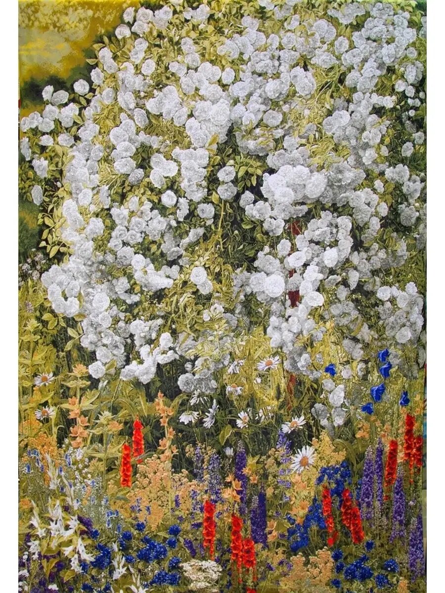 Гобелен на стену Мечта художника белые розы