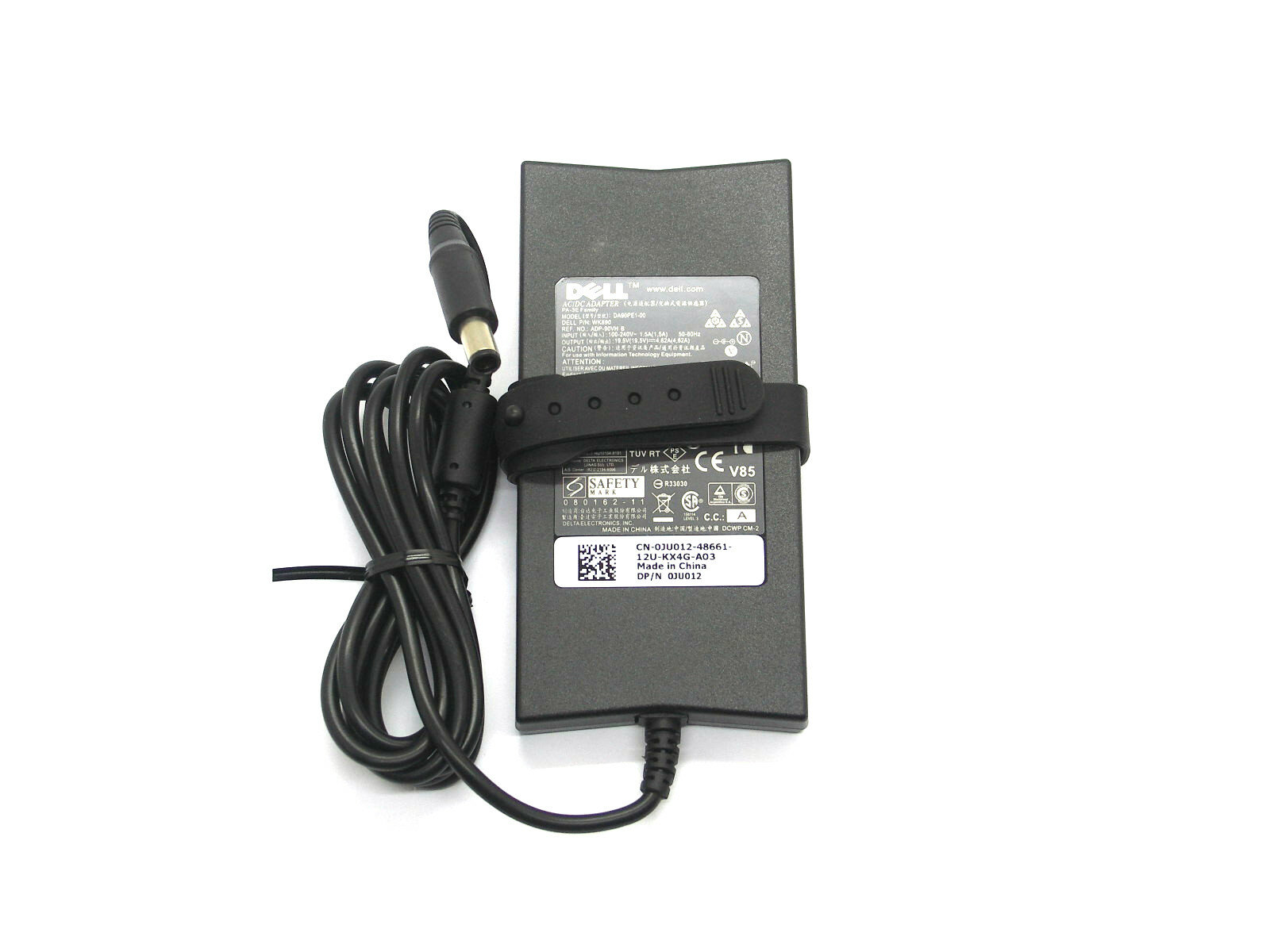 Блок питания для Dell 19,5V/4,62A 90W, разъем 7,4x5 с иглой, с кабелем в розетку, ADP-DE-05, slim type