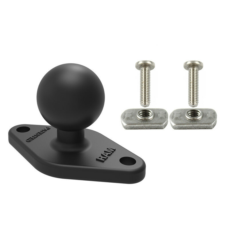 RAM-B-238-FP1U шар RAM с крепежом для установки на плоскую панель