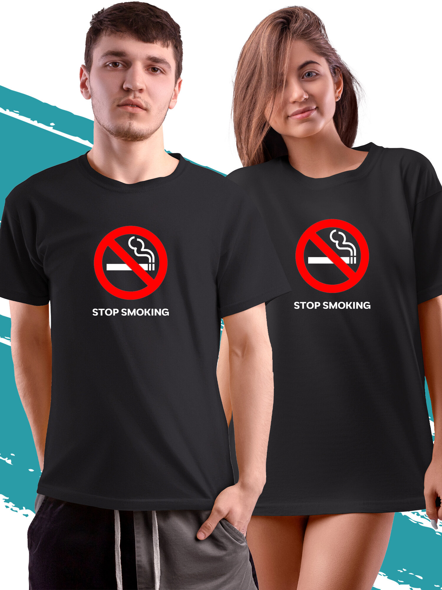 Футболка stop smoking
