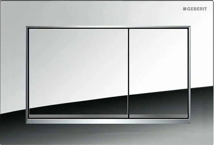 Кнопка смыва для унитаза Geberit Sigma 30 115.883. KH.1 хром, глянцевая, кнопка для инсталляции, двойной смыв