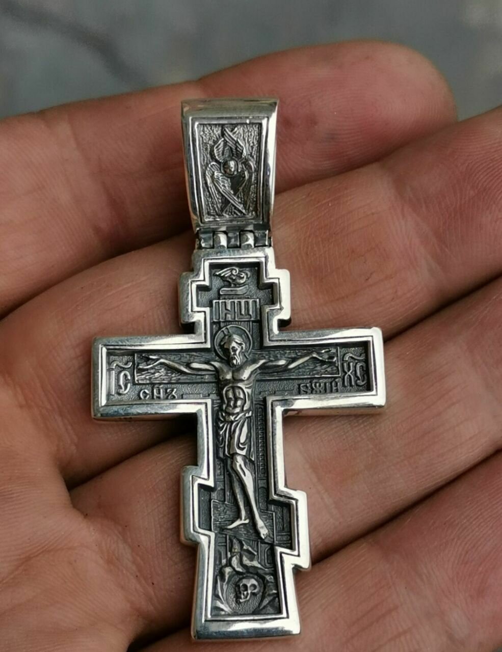 Крестик, серебро, 925 проба