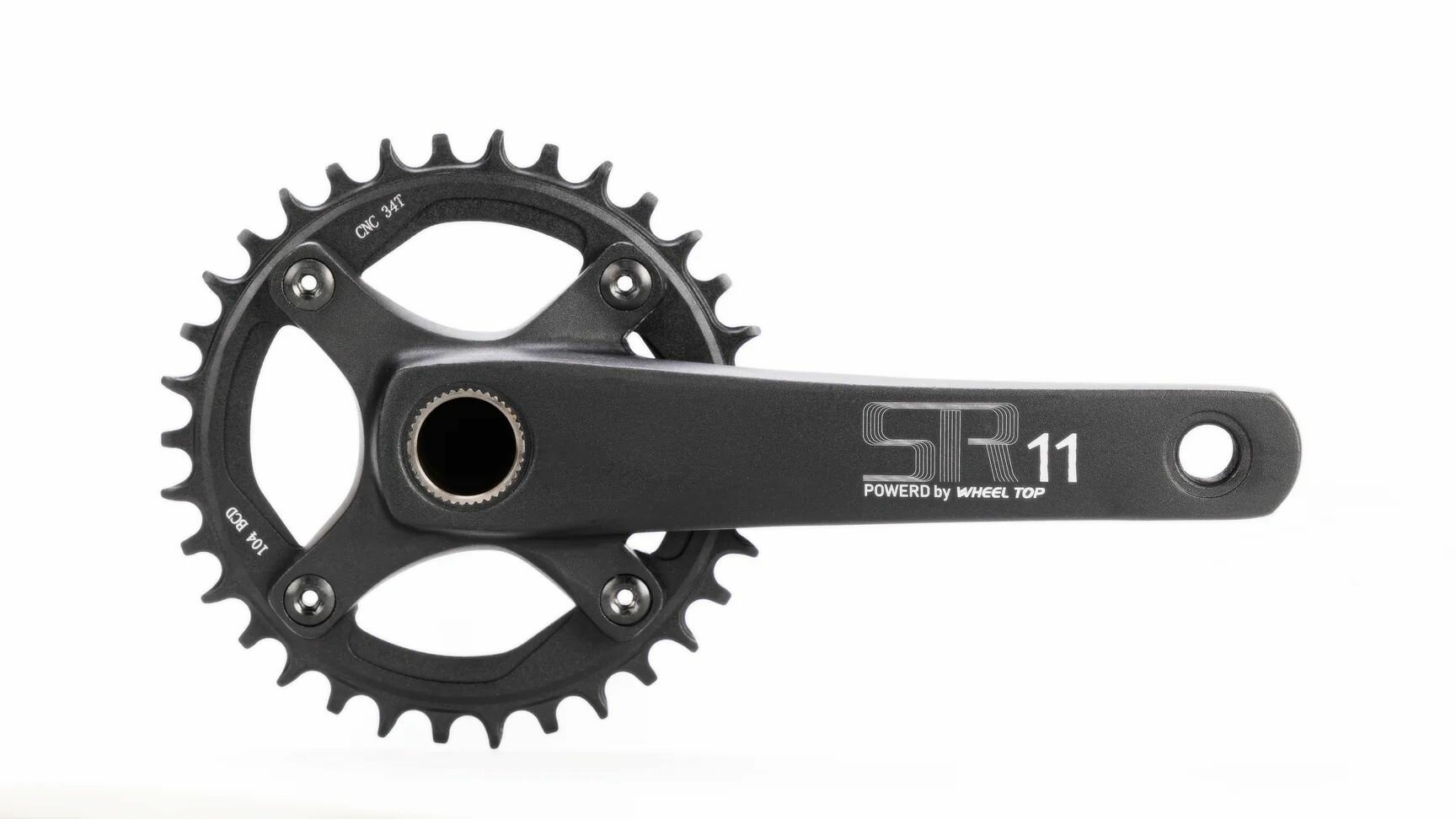 Система шатунов для велосипеда, Wheel top, SR11-A, 34T, крепление под ось