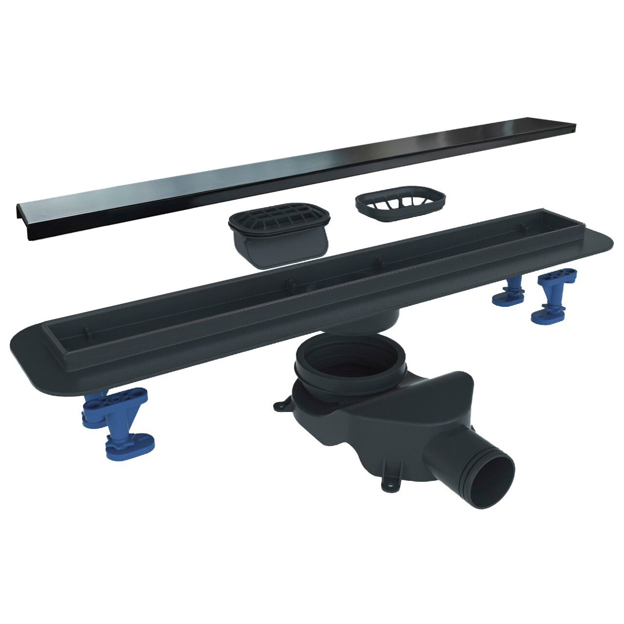 Душевой лоток Belbagno Luce 60 BB-LD-LUCE-60-NERO матовый