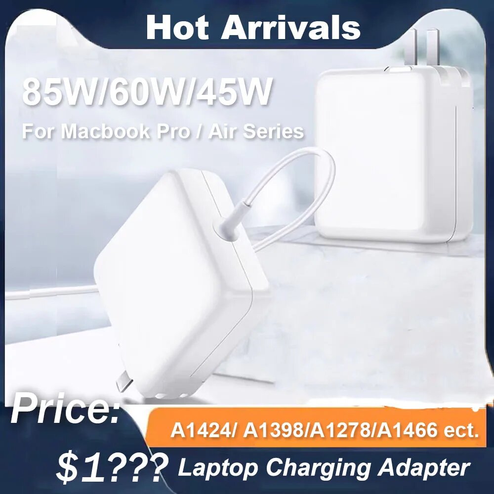 Магнитное зарядное устройство для Macbook Air Pro 45W L Plug, EU