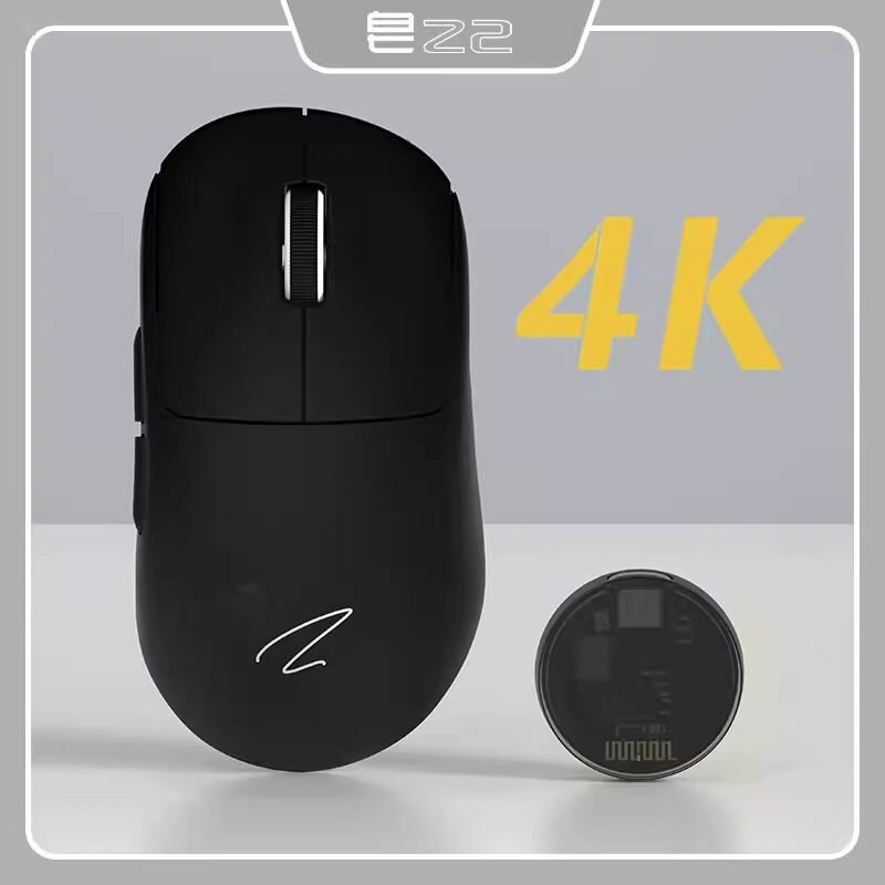 Игровая мышь беспроводная Zaopin Z2, +4K приёмник, черное