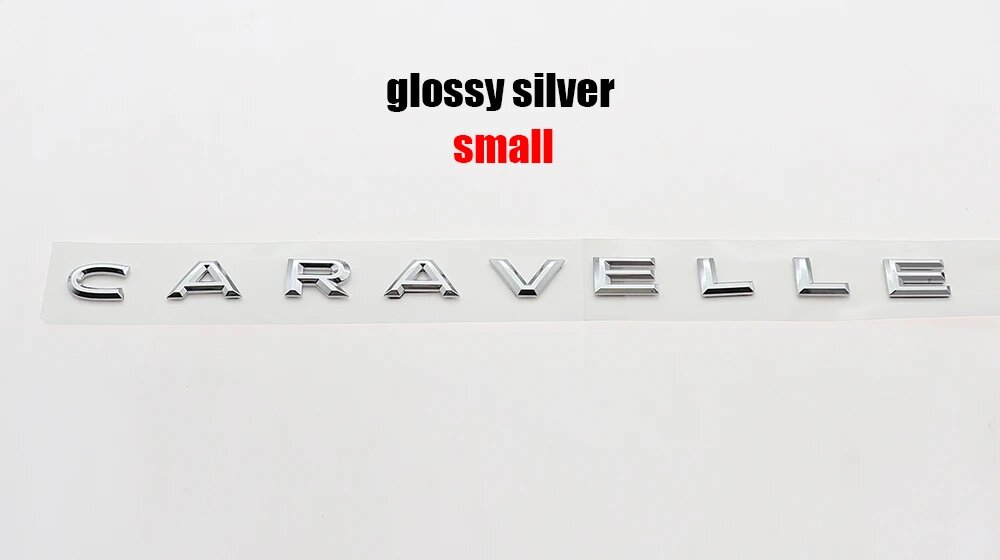 1 шт. 3D ABS CARAVELLE автомобильный буквенный логотип наклейка хвостовой бампер значок авто задний багажник эмблема наклейки аксессуары для стайлинга DZ