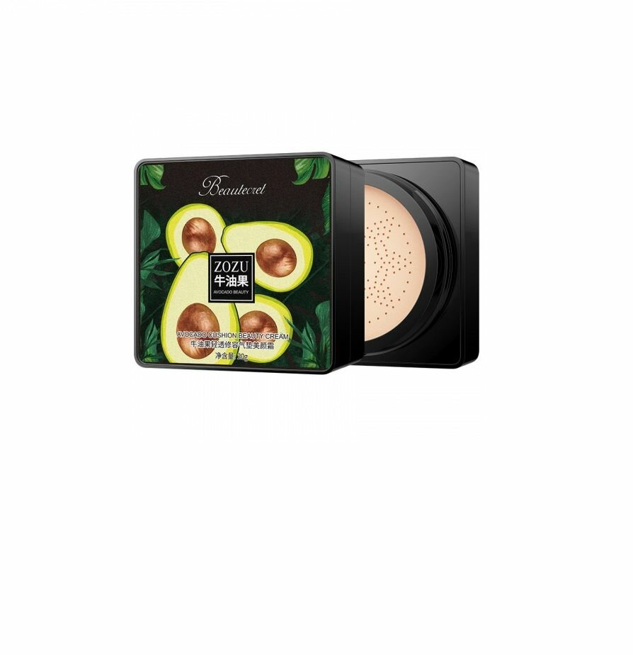 Крем кушон для лица тональный с экстрактом авокадо, BB крем