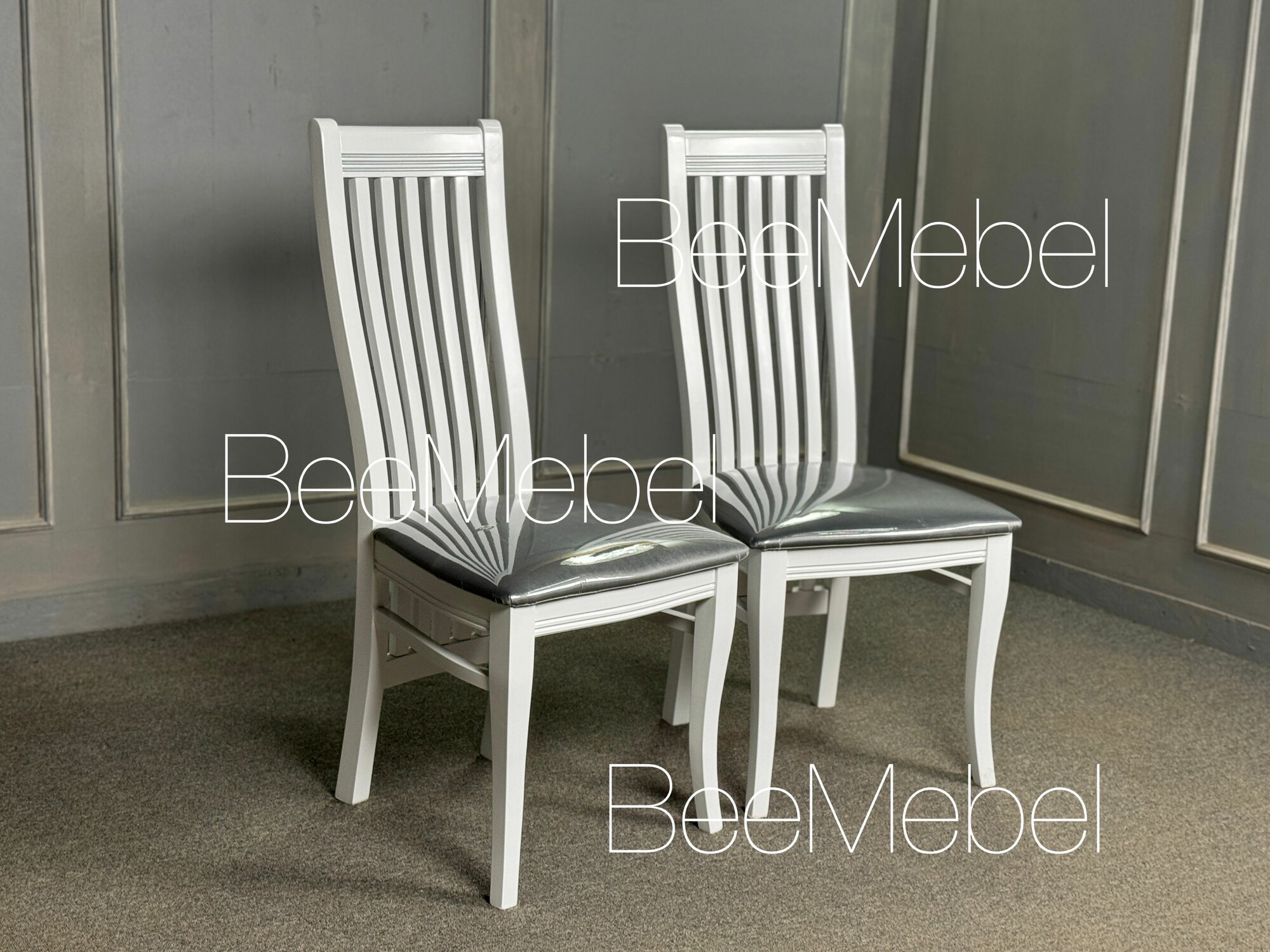 Стулья кухонные с деревянной спинкой 2 шт "Верона". массив бука