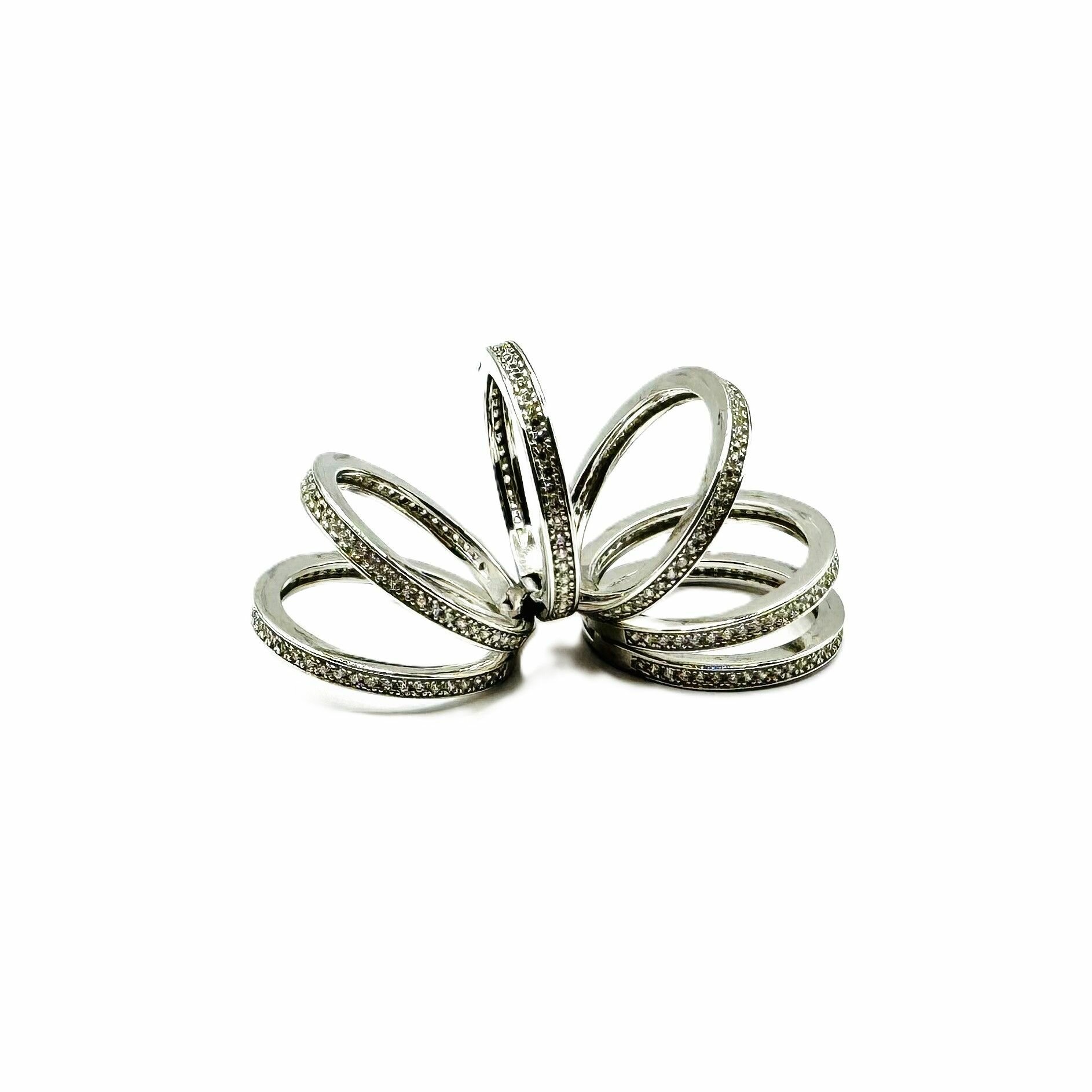 Кольцо, серебро, 925 проба