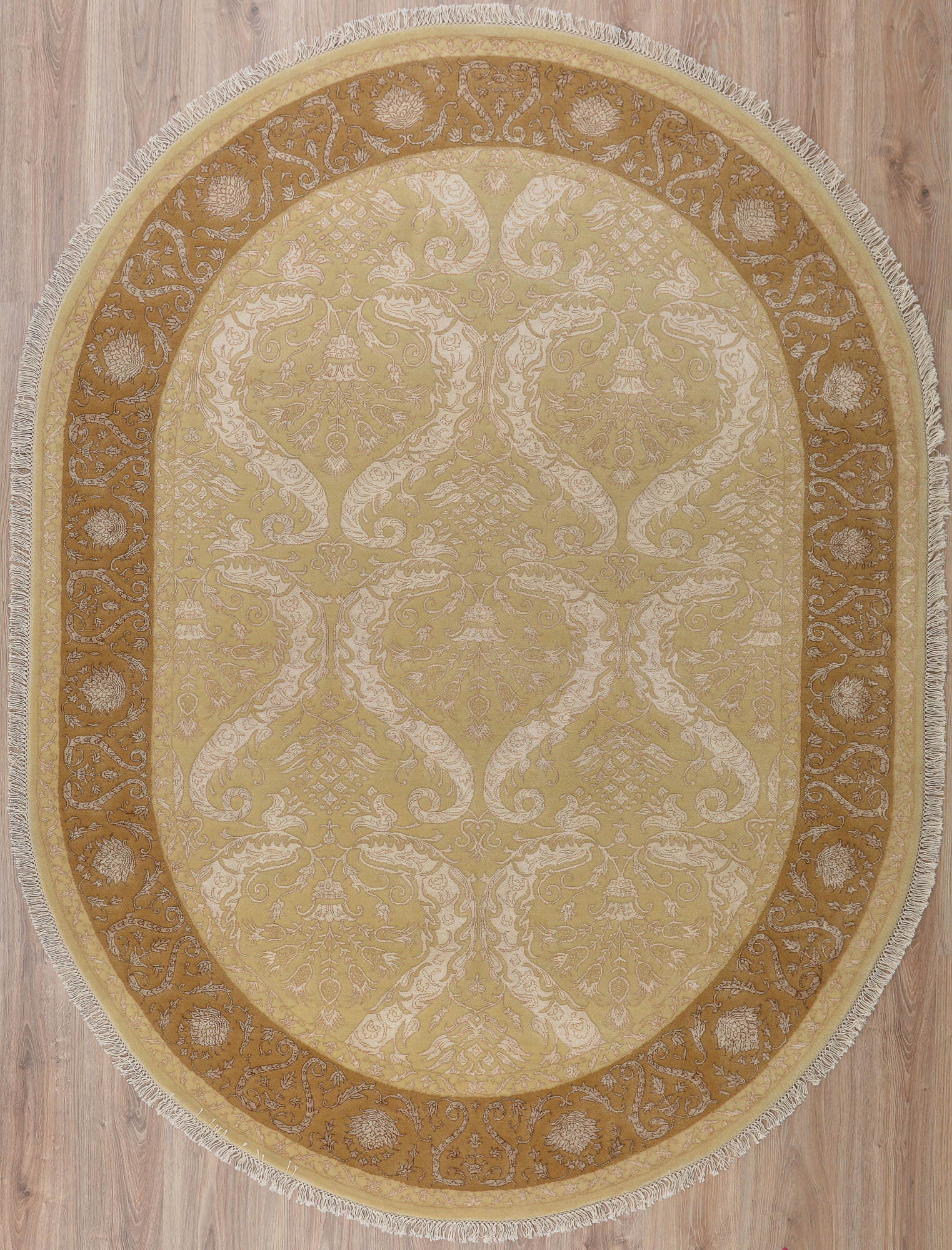 Овальный ковер ручной работы Agra Neoclassic, Размер: 178х239 см.