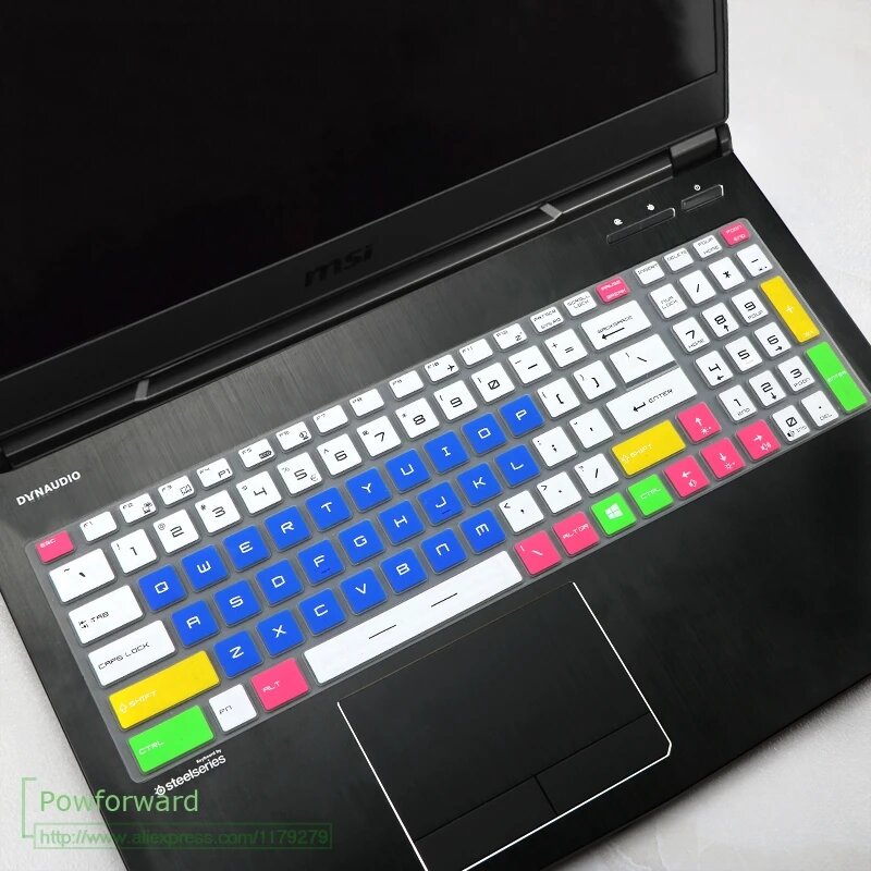 15,6 17-дюймовые прозрачные чехлы для клавиатуры для MSI GS70 GS60 GT72 X15S GE62 GE72 PE60 PE70 GT62 GL62 GP62 GL72