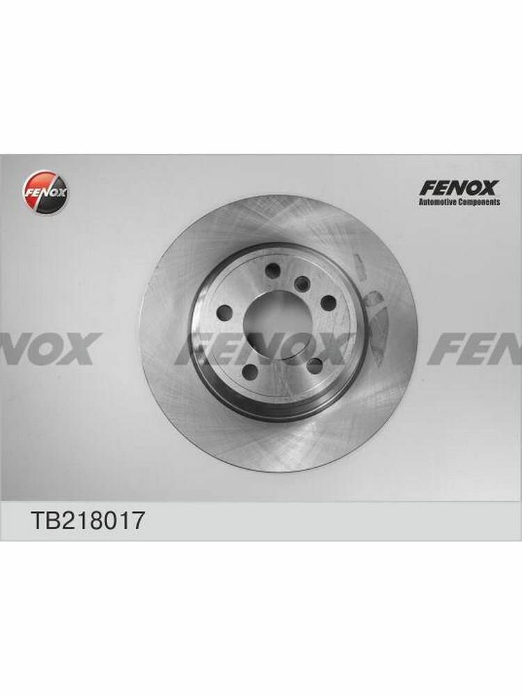 Тормозной диск FENOX TB218017, для BMW X5, задний, серый металлик