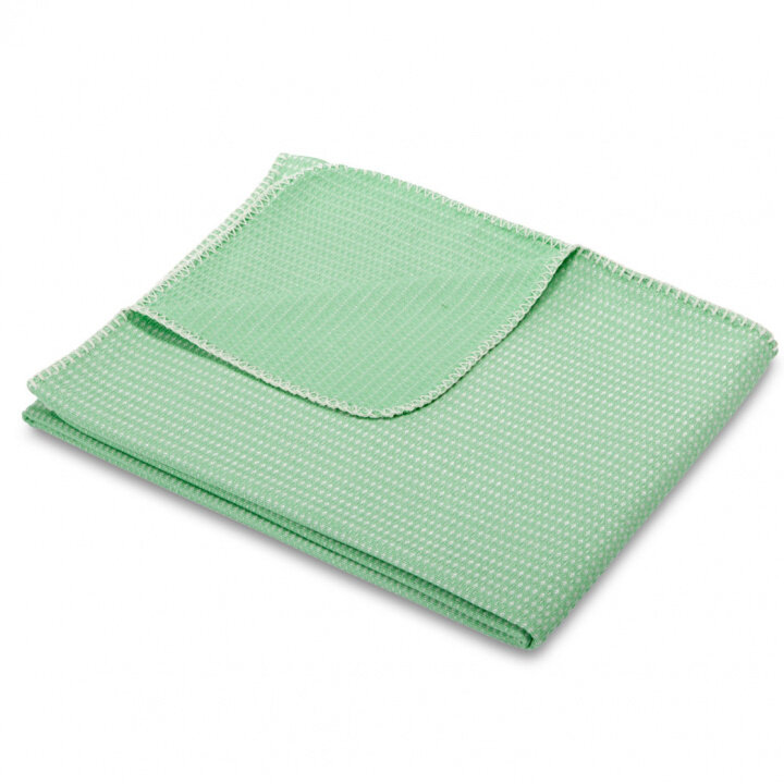 Плед Biederlack Wander-Lust 1,5 спальный, хлопок/полиэстер, зеленый