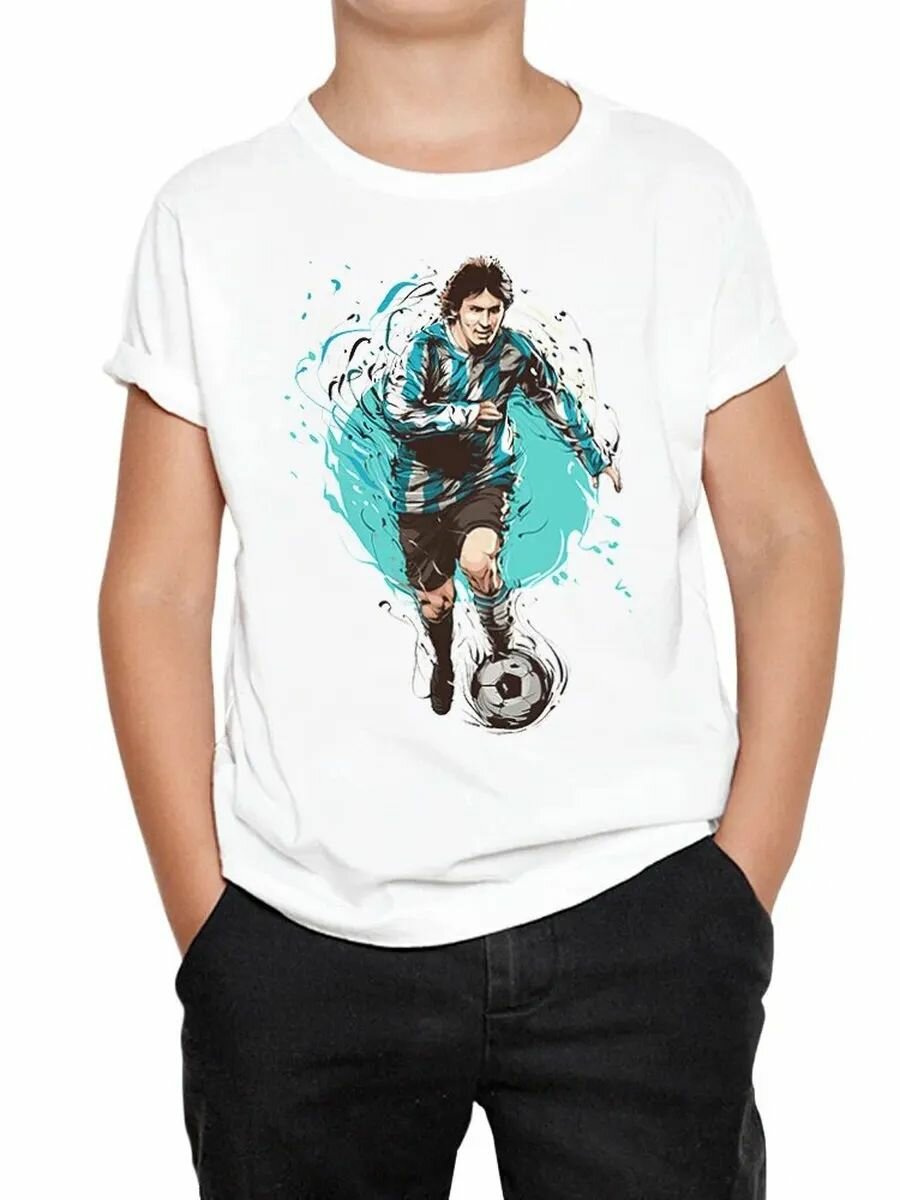 Футболка Лионель Месси / Для Мальчиков / Девочек