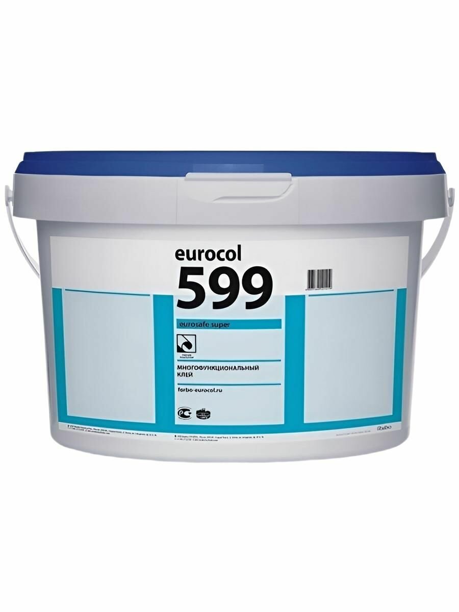 Клей Forbo Eurocol 599 для линолеума, плитки ПВХ, ковролина, резиновых покрытий. 10 кг