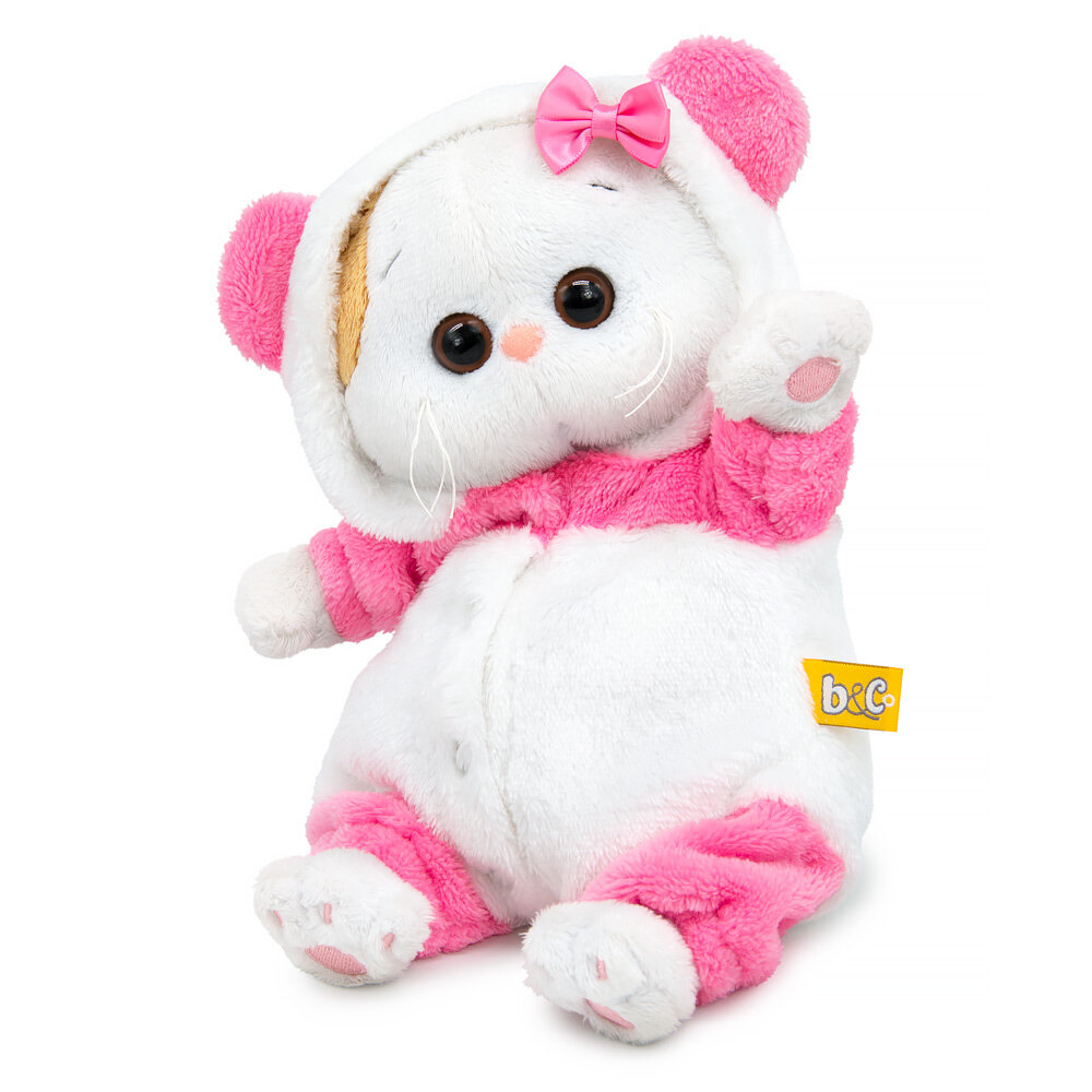 Мягкая игрушка Budi Basa подружка кота Басика-кошечка Ли-Ли Baby в кигуруми Панда, 20 см