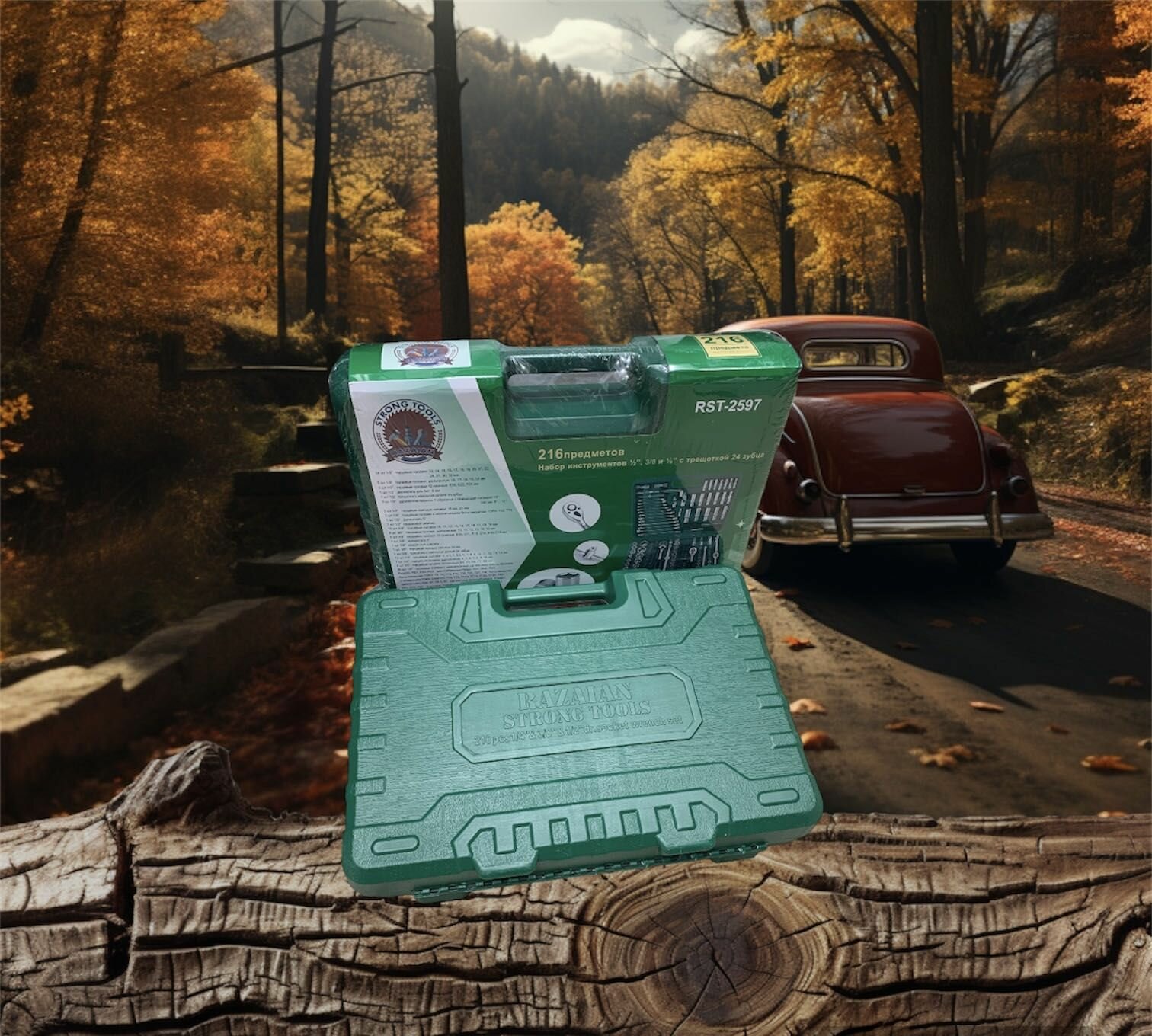 Набор инструментов 216 предметов CR-V Razaian RST-2597