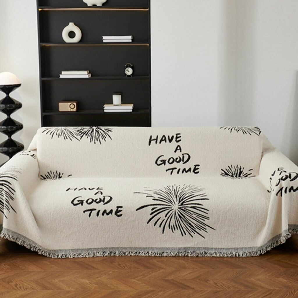 Дивандек, Универсальные чехлы для дивана и одеяла на все времена года - черный - 180*230, 1 шт