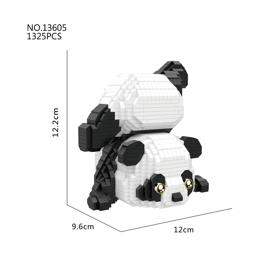 MINISO Naughty Panda Микроблоки животные 13605