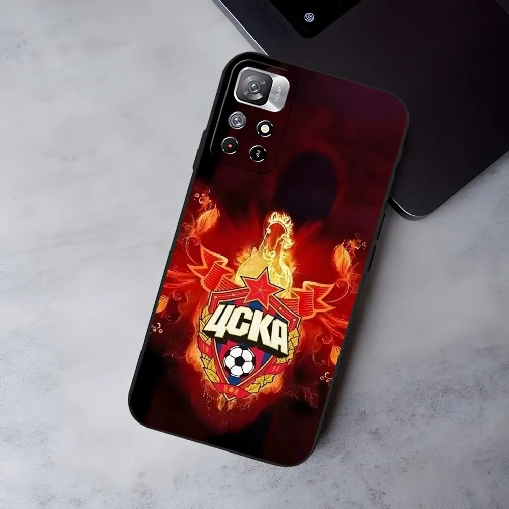 Чехол для телефона Moscow Football PFC CSKA для Xiaomi Redmi Note 13 12 11 9 Ultra 10 Lite Poco F4 F5 X5 Pro Plus Cover z10, xiaomi 13