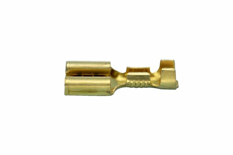 Наконечник неизолированный, размер контактной части 6,3х0,8 мм, сечение 1,5-2,5 мм, "мама" (100 шт)