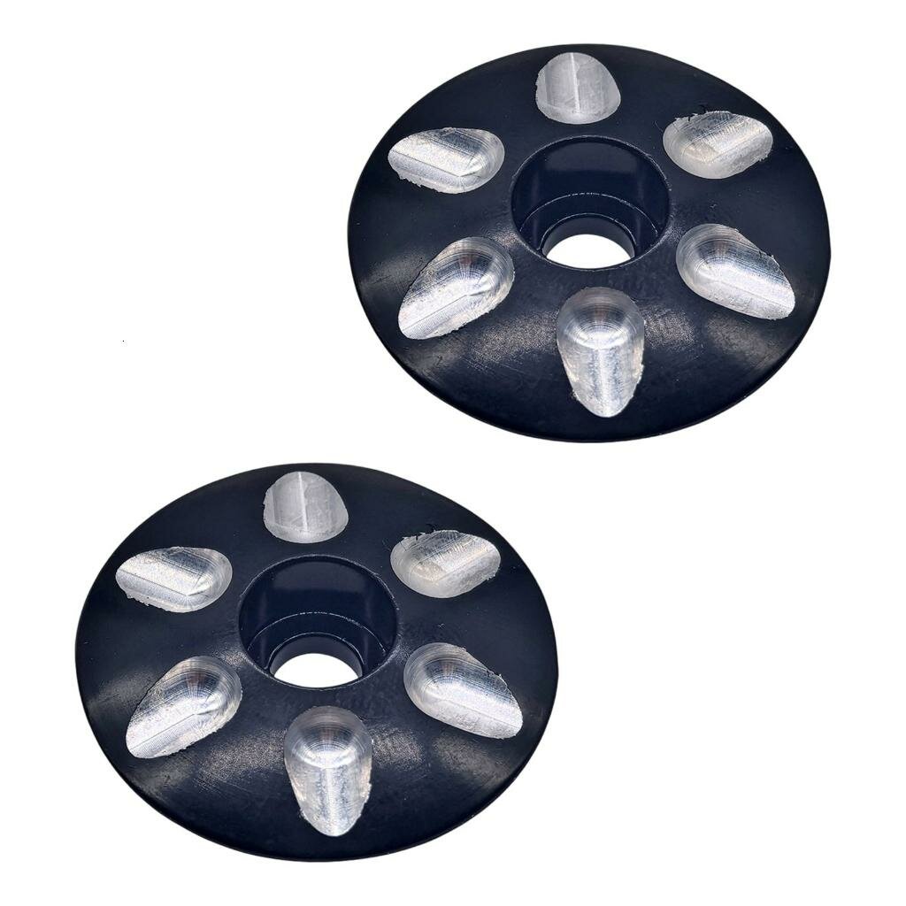 Прочная крышка рулевой колонки с болтовым креплением для велосипеда, Черный