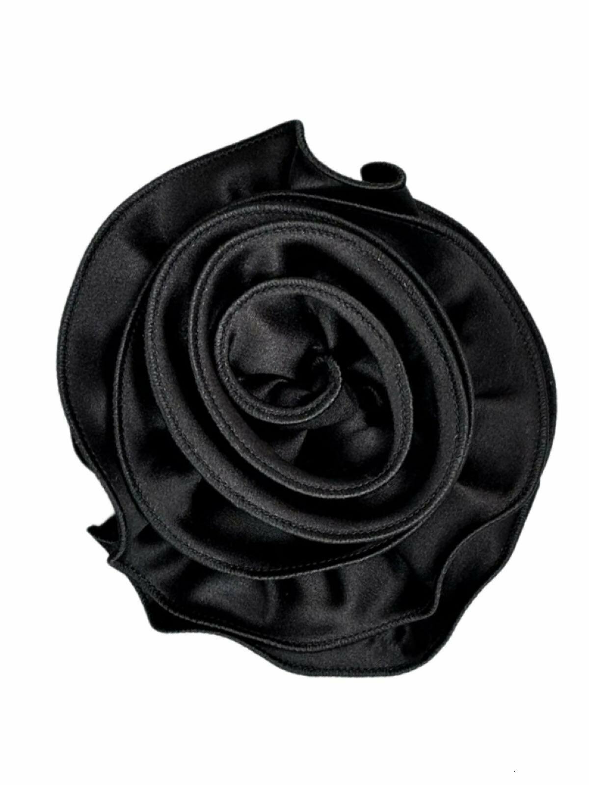 3D Цветы для декора одежды, Черный