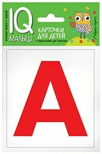 Касса букв (карточки для детей с подсказками для взрослых) Айрис-Пресс