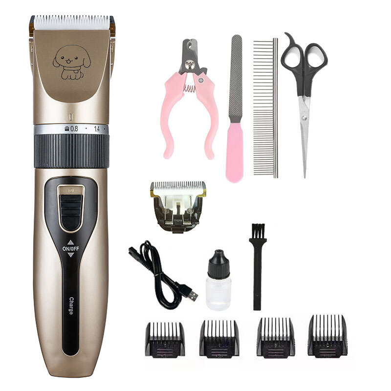 Машинка для стрижки собак, электрическая машинка для стрижки, набор для стрижки кошек, инструменты для ухода за домашними животными