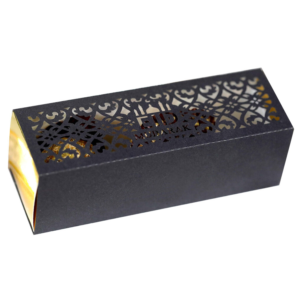 100шт Eid Mubarak Candy Box Полые Ramadan Kareem Шоколадные Подарочные Коробки Исламские