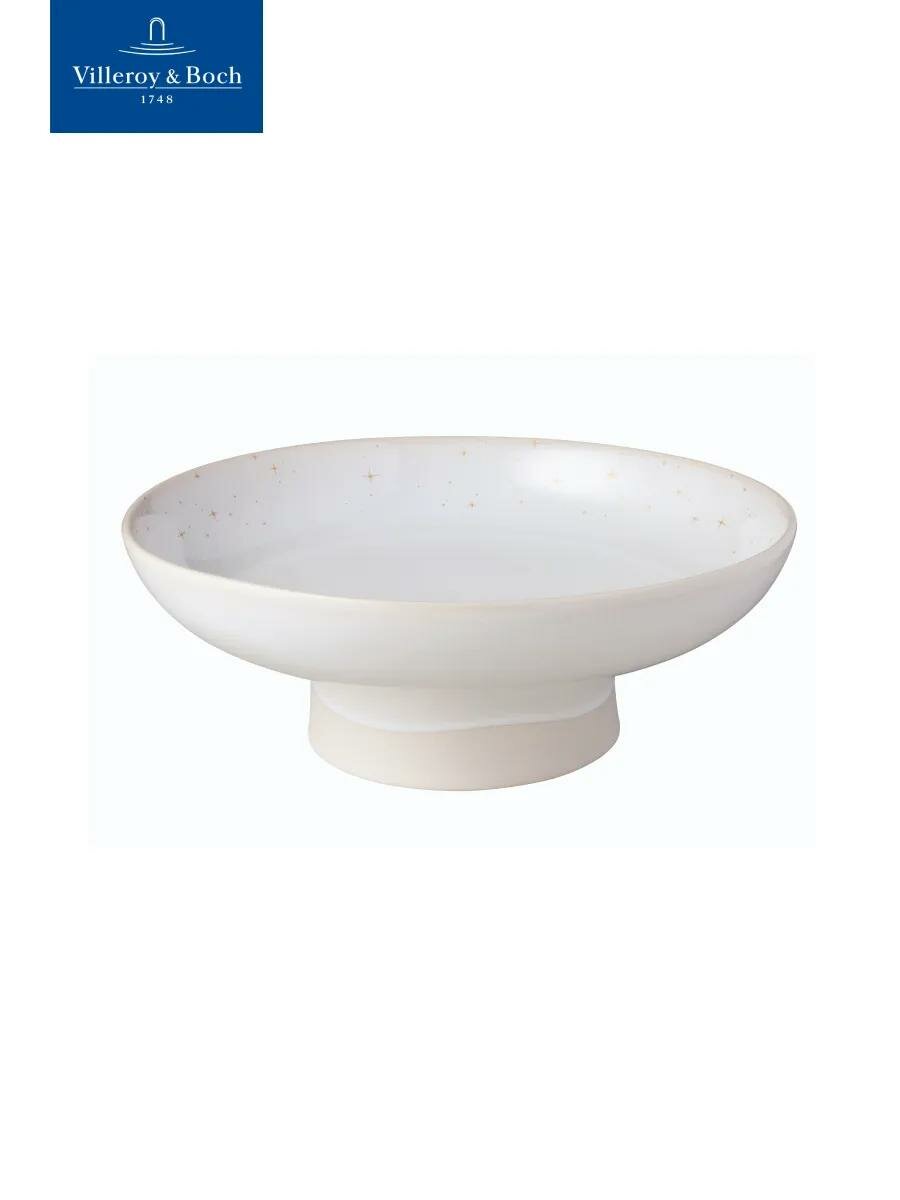 Блюдо новогоднее на ножке 24х9см, Winter Glow, Villeroy & Boch, Премиум-Фарфор