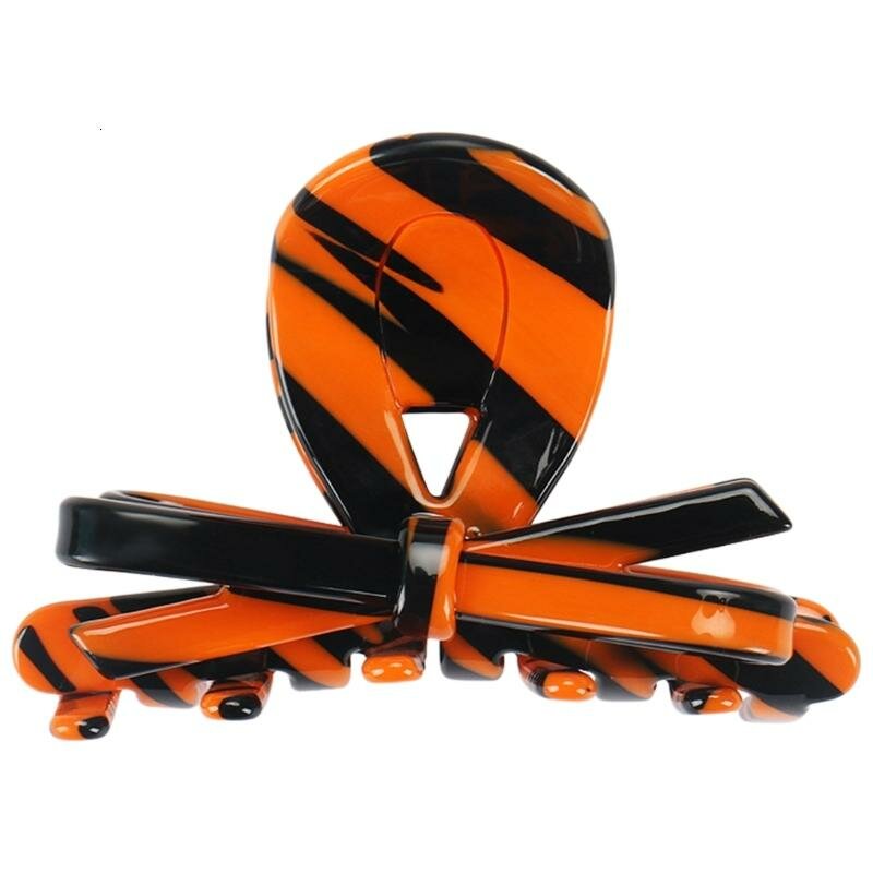 Зажимы для волос с бантами, Оранжевый