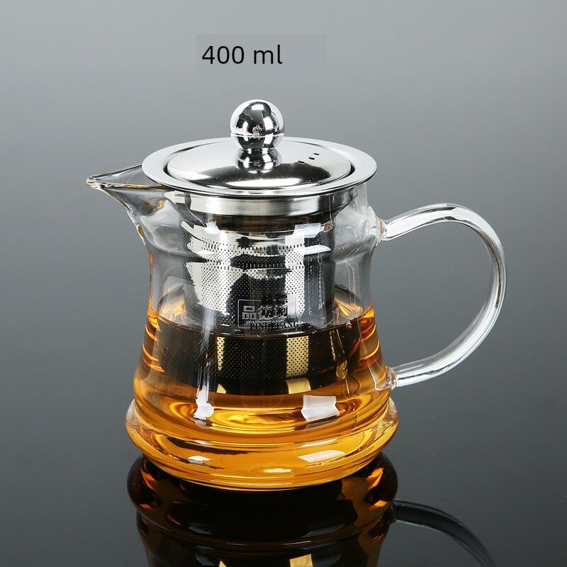 Чайный чайник Shanjing Teahouse, утолщенный термостойкий чайник из боросиликатного стекла, большой чайник из